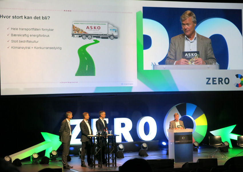 ASKO blir den første bedriften som tar i bruk el-drevne lastebiler i Norge